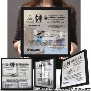 Custom Army PCS Plaque: Military Retirement Gift - Etsy