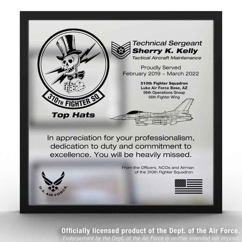 Military Going Away Plaque - Etsy