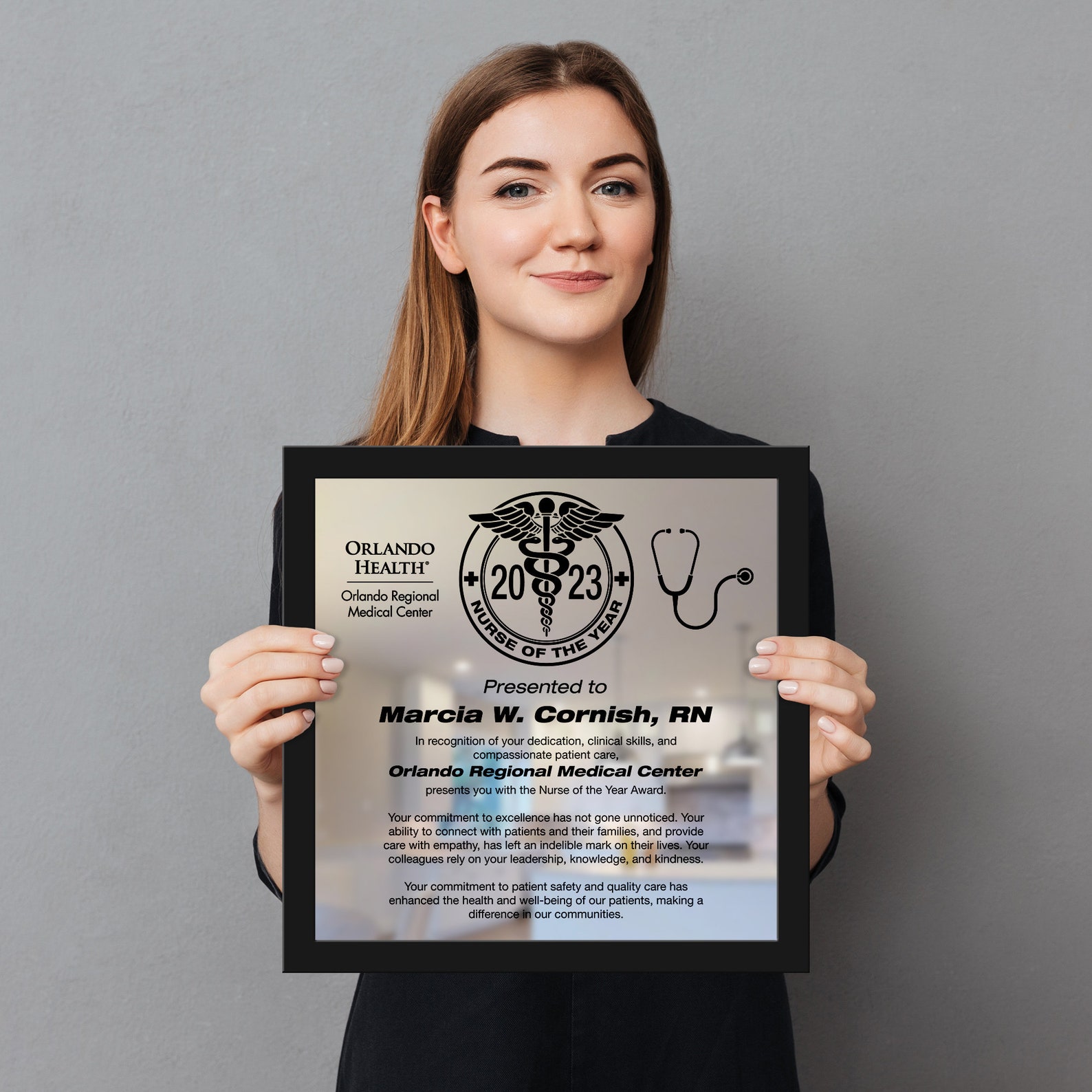 Nurse of the Year Award Personalized Nurse of the Year Nurse Present ...