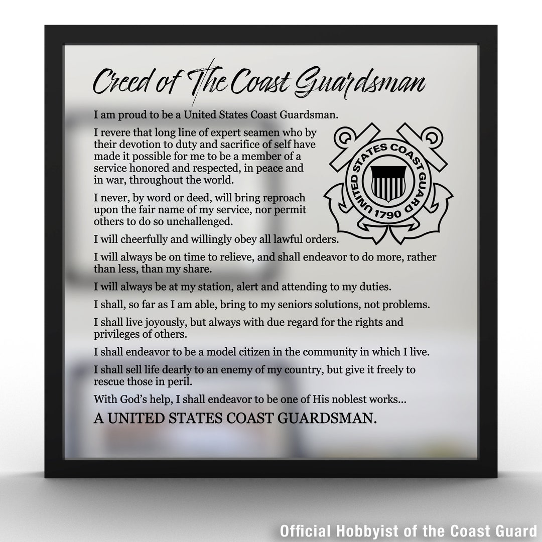 Coast Guard Retired Laser Engraved Plaque: A Military Retirement and ...