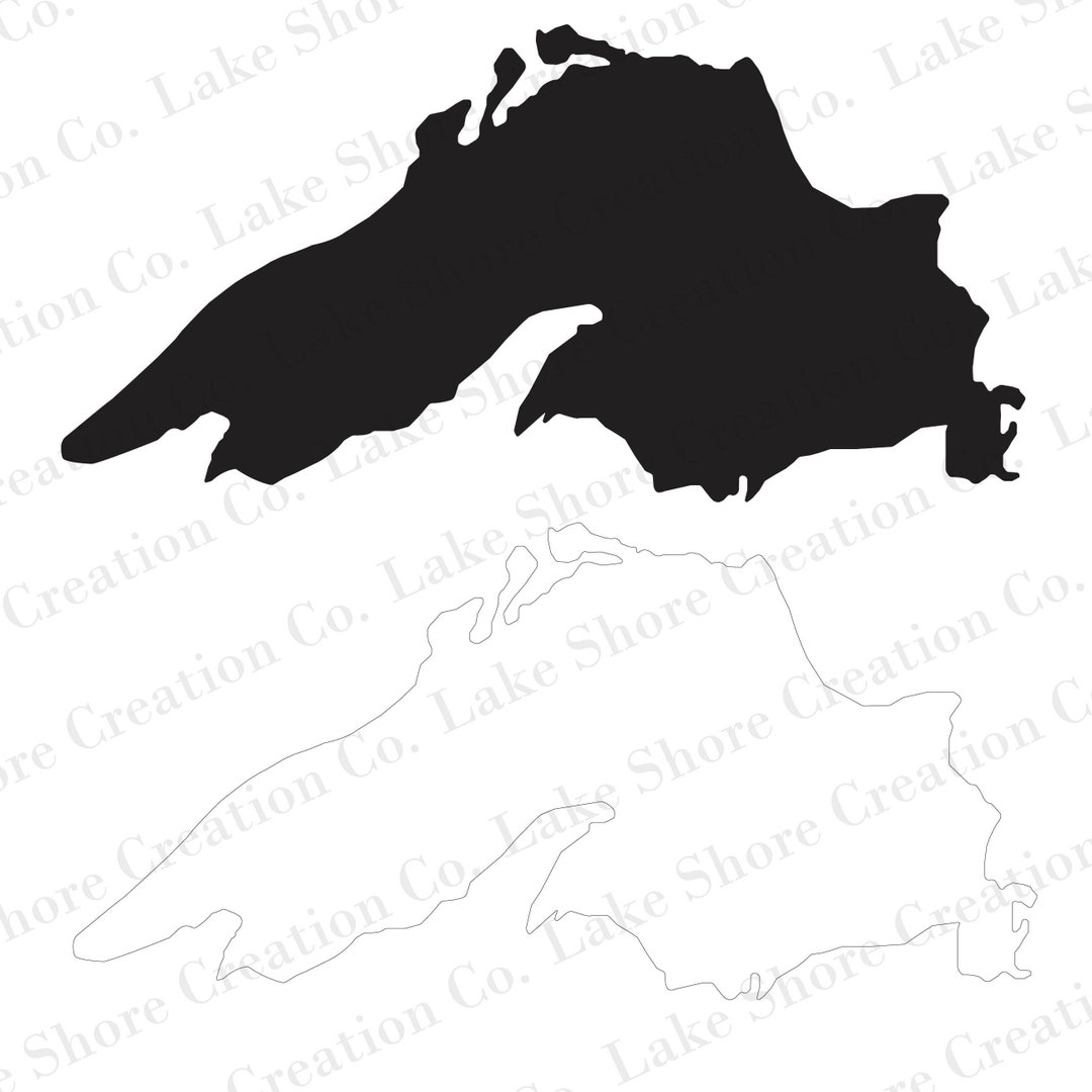 Lake Superior Digital Download - SVG and JPG - Etsy