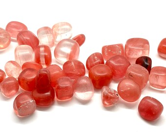 Watermelon Quartz Tumbled Stone - Etsy
