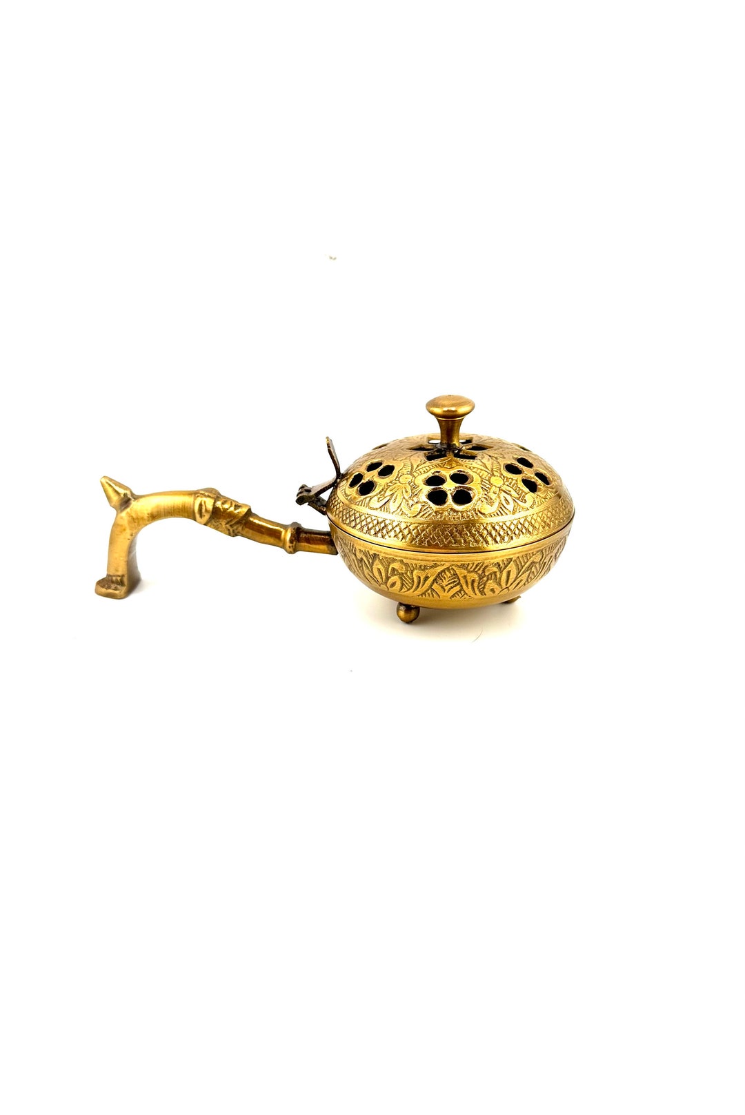 Brass Censer Burner With Handle 6.5l, 3h - Etsy
