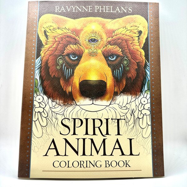 Spirit Animal Coloring Pages - Etsy