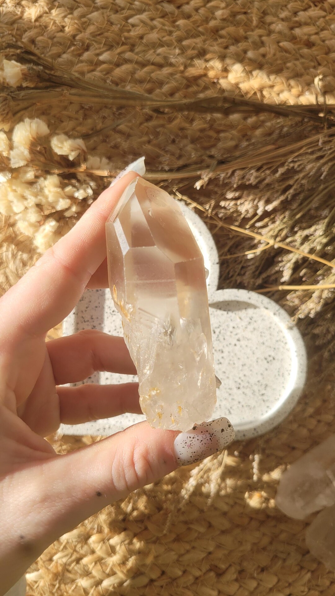 Tangerine Lemurian Quartz With Keys // Minas Gerais // Brazil ...