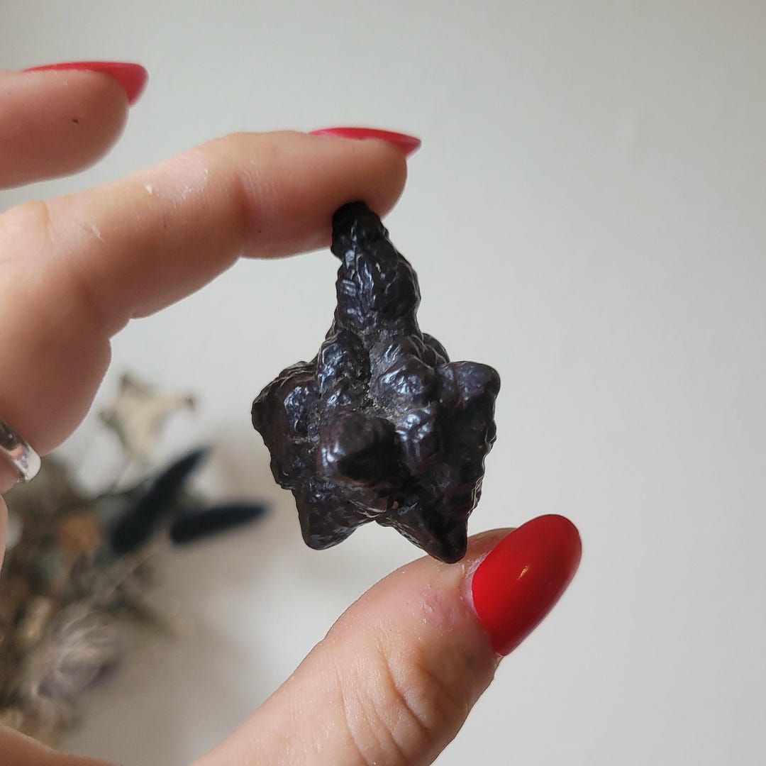 Natural Prophecy Stone // Egypt // Pseudomorph Crystal // Hematite ...