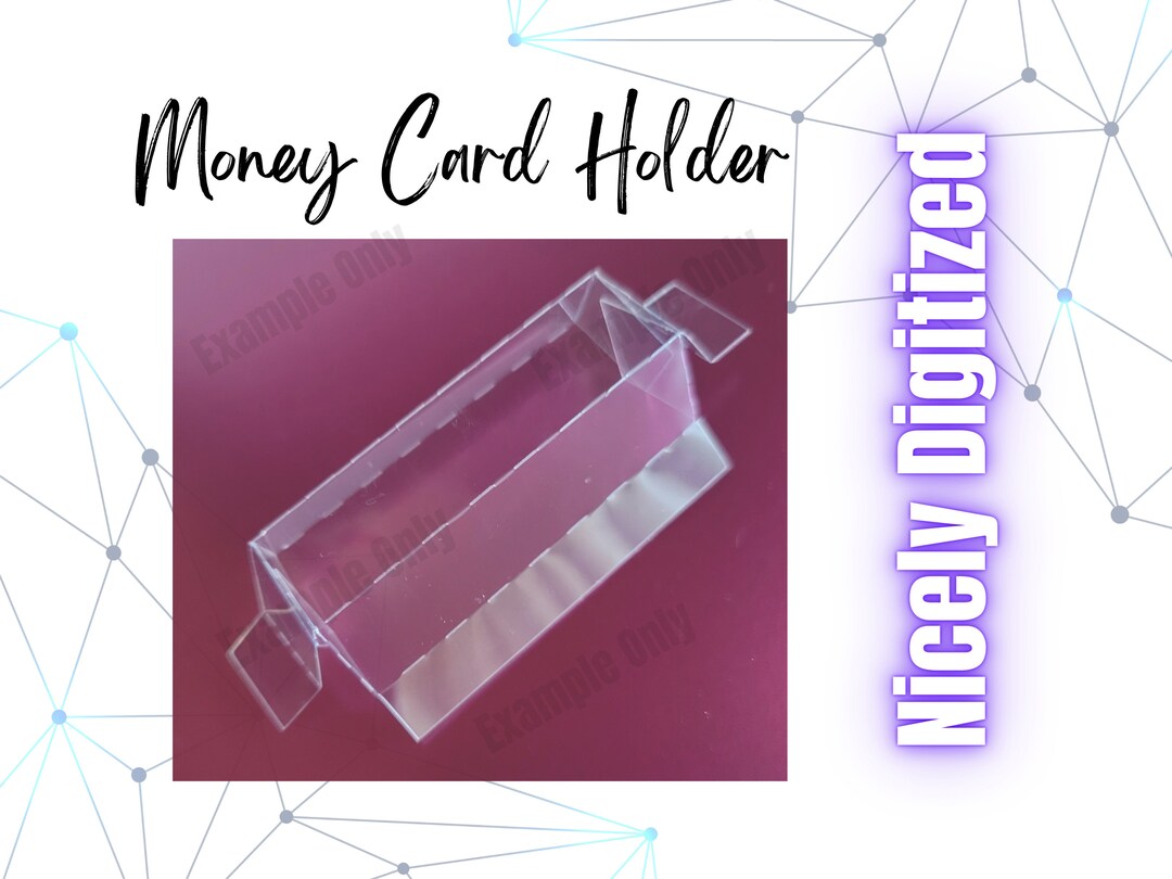 Money Card Holder Template, Money Card Holder, SVG, Digital Download ...