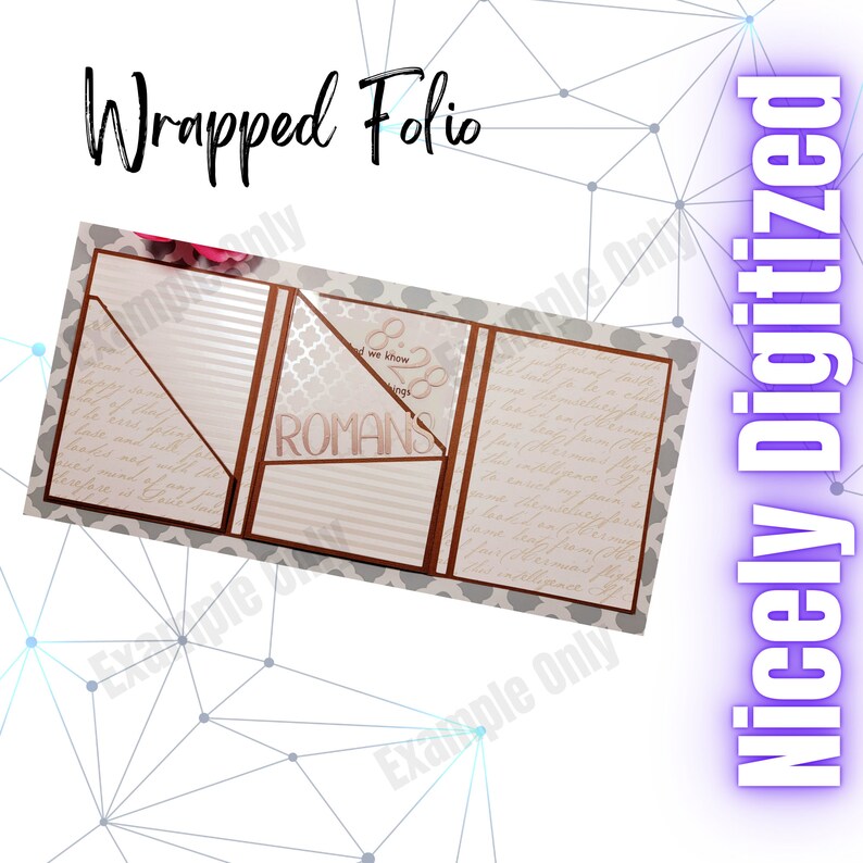 Wrapped Folio Set Junk Journal Folio SVG File Folio - Etsy