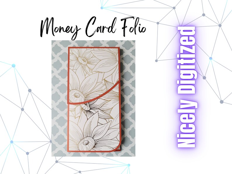 Money Card Holder, Folio Template, Money Card Folio, Folio SVG, Money ...