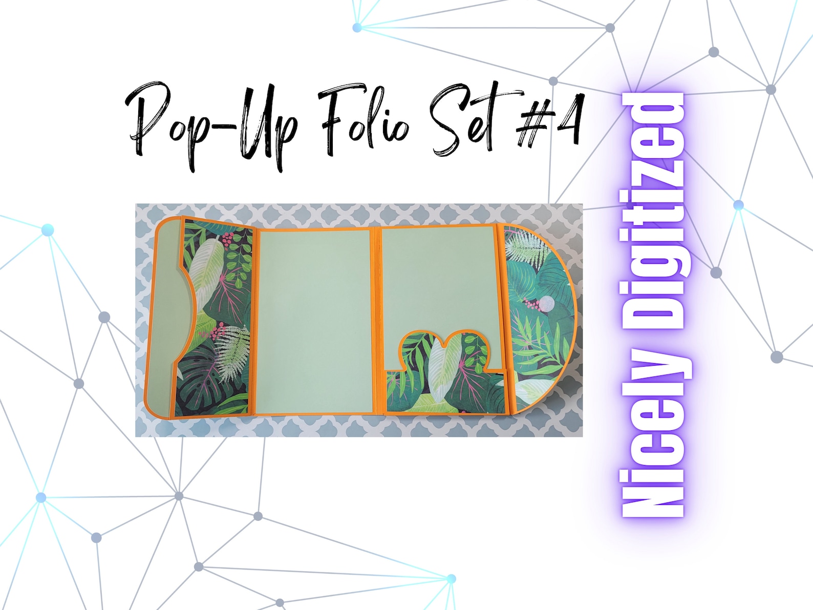 Pop-up Folio Set, Folio SVG File, Folio Silhouette File, Folio File ...