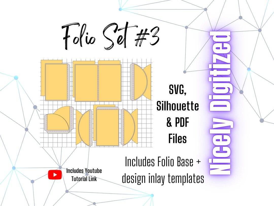 Folio Set, Junk Journal, Folio SVG File, Folio Silhouette File, Folio ...