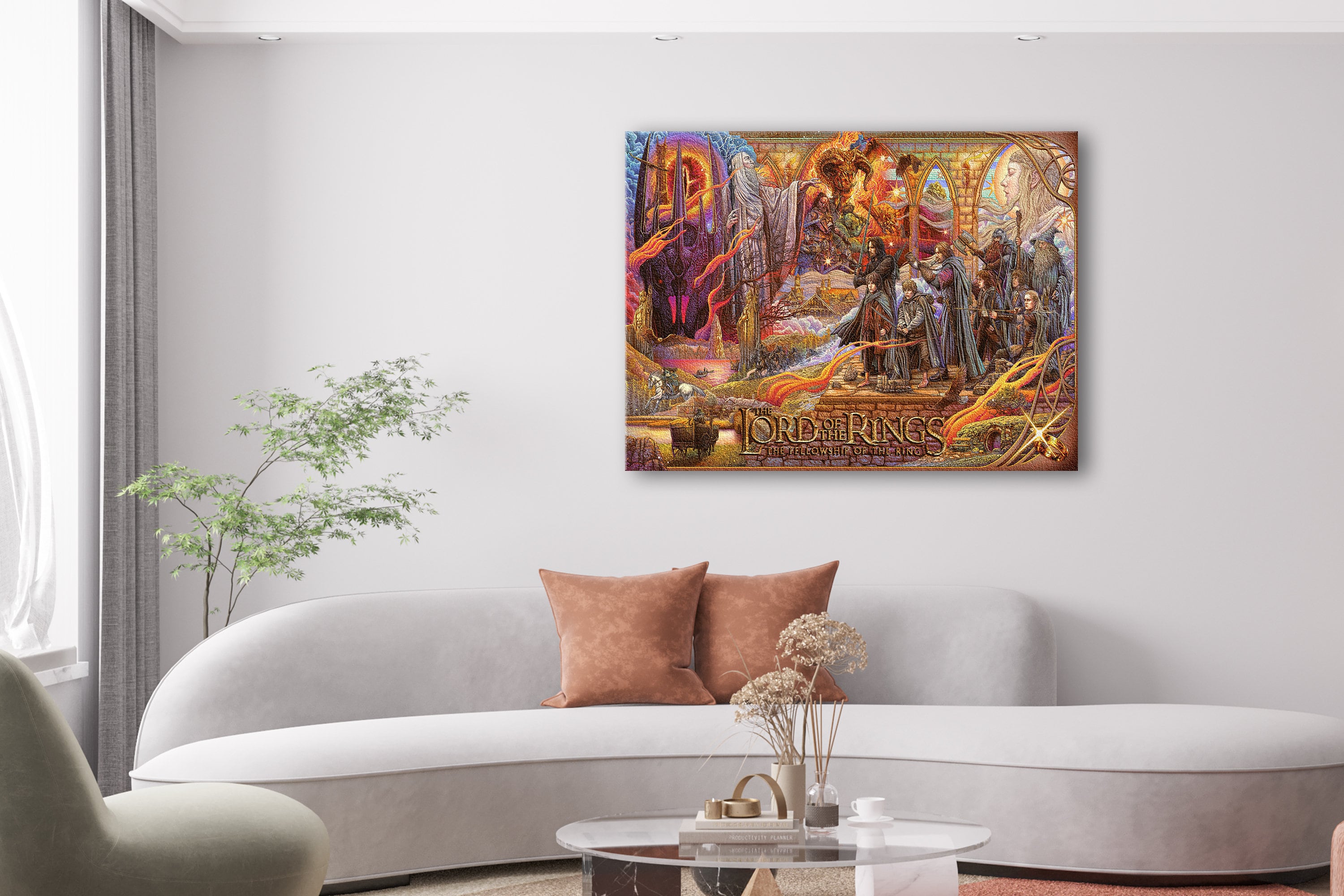 Lord of the Rings Canvas Wall Art Extra Large Canvas Wall - Etsy