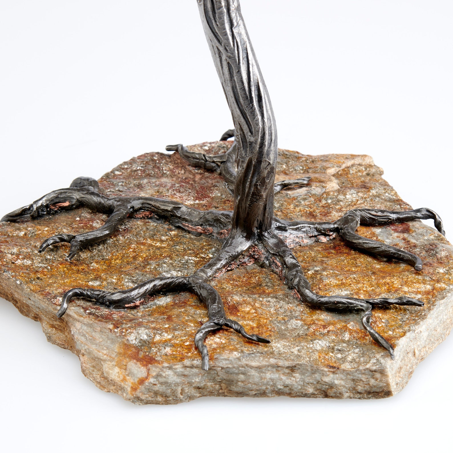 Westwind Hand Forged Steel Tree Metal Sculpture Steel Art Nature ...