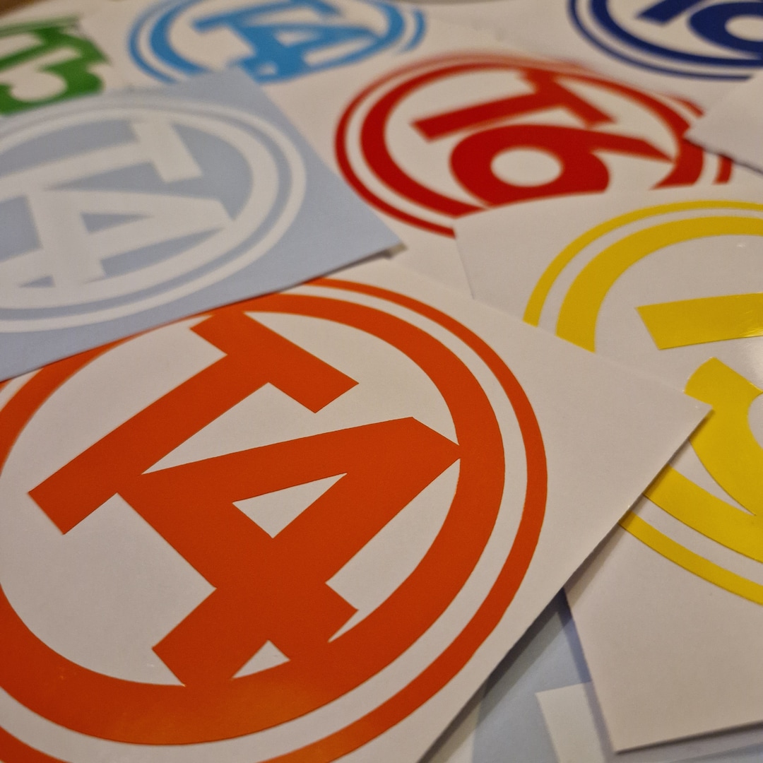 T4, T5, T6 Vinyl Sticker / Decal - Etsy UK