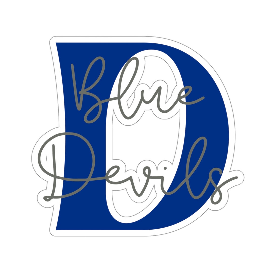 Duke Sticker Decal Blue Devils - Etsy