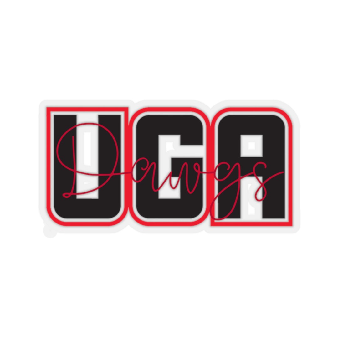 UGA Sticker Decal Dawgs - Etsy