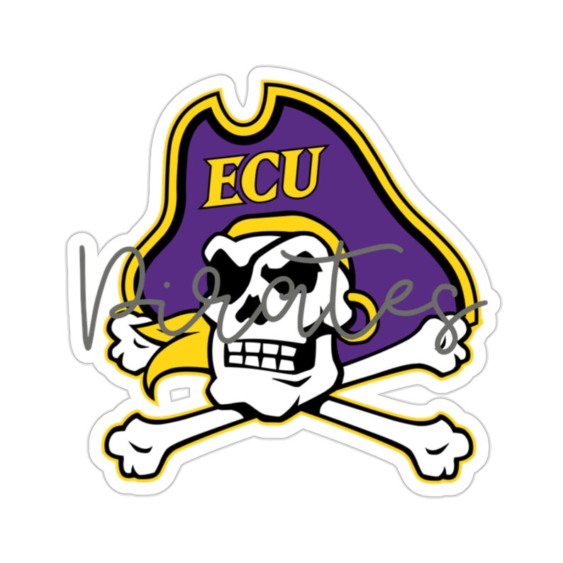 ECU Pirate Sticker Decal Pirates - Etsy