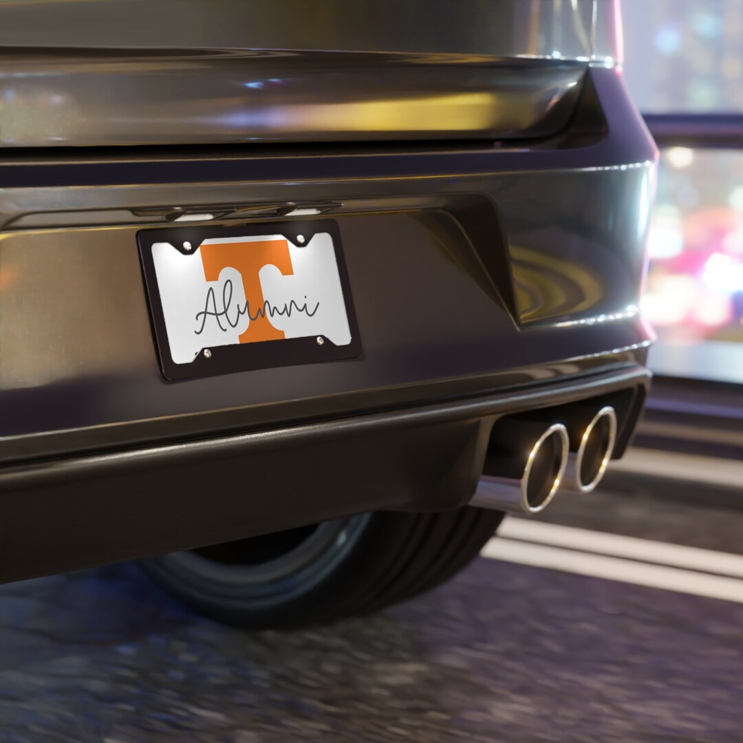Tennessee License Plate Vanity Plate Vols Alumni - Etsy