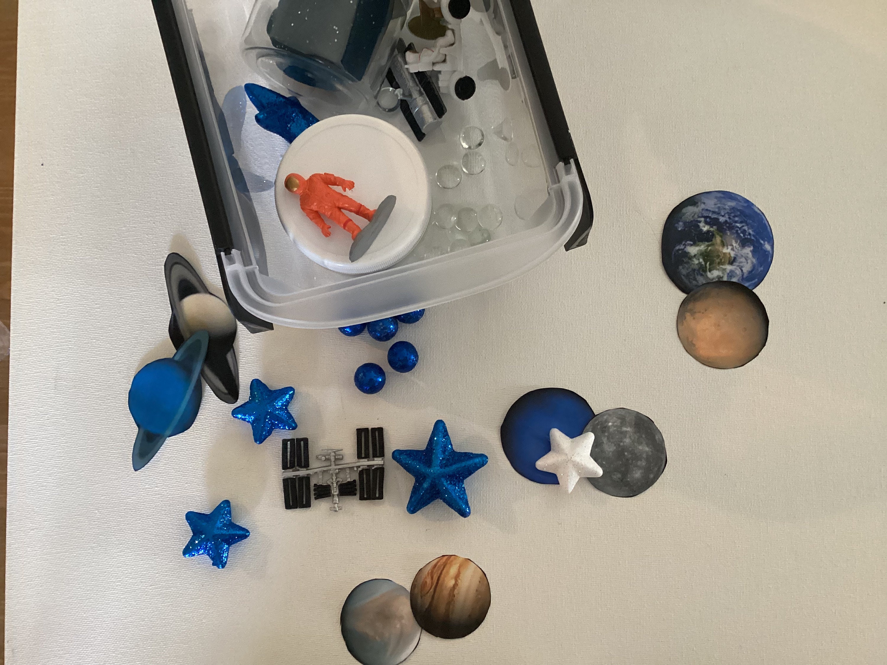 Space Theme Play Kit Kids Play Dough Kit Outer Space Theme Kit Outer ...