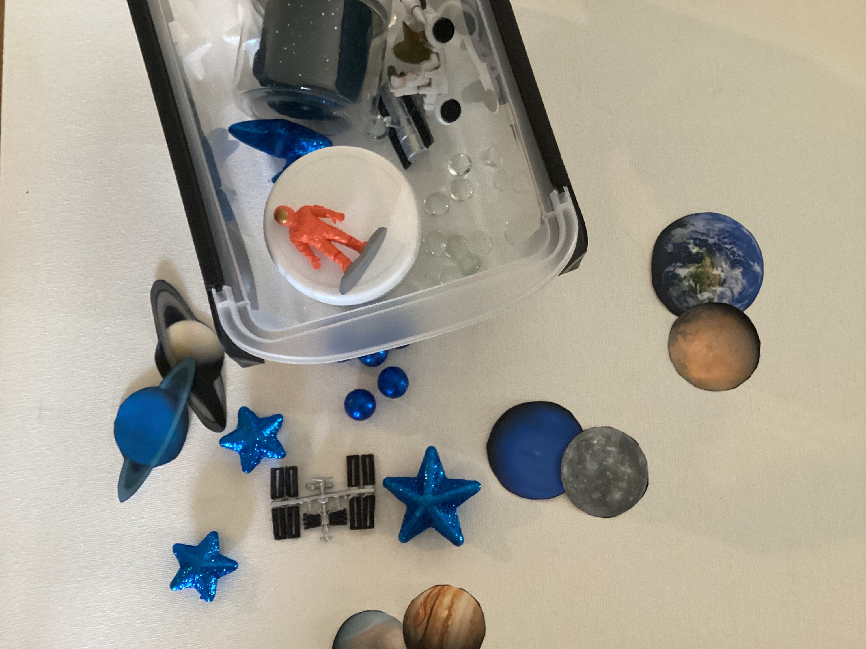 Space Theme Play Kit Kids Play Dough Kit Outer Space Theme Kit Outer ...