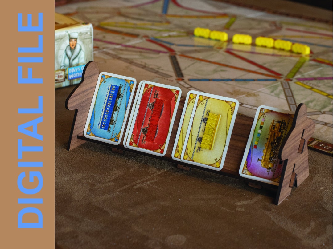 Board Game Card / Tile Holder - Digital File - Etsy