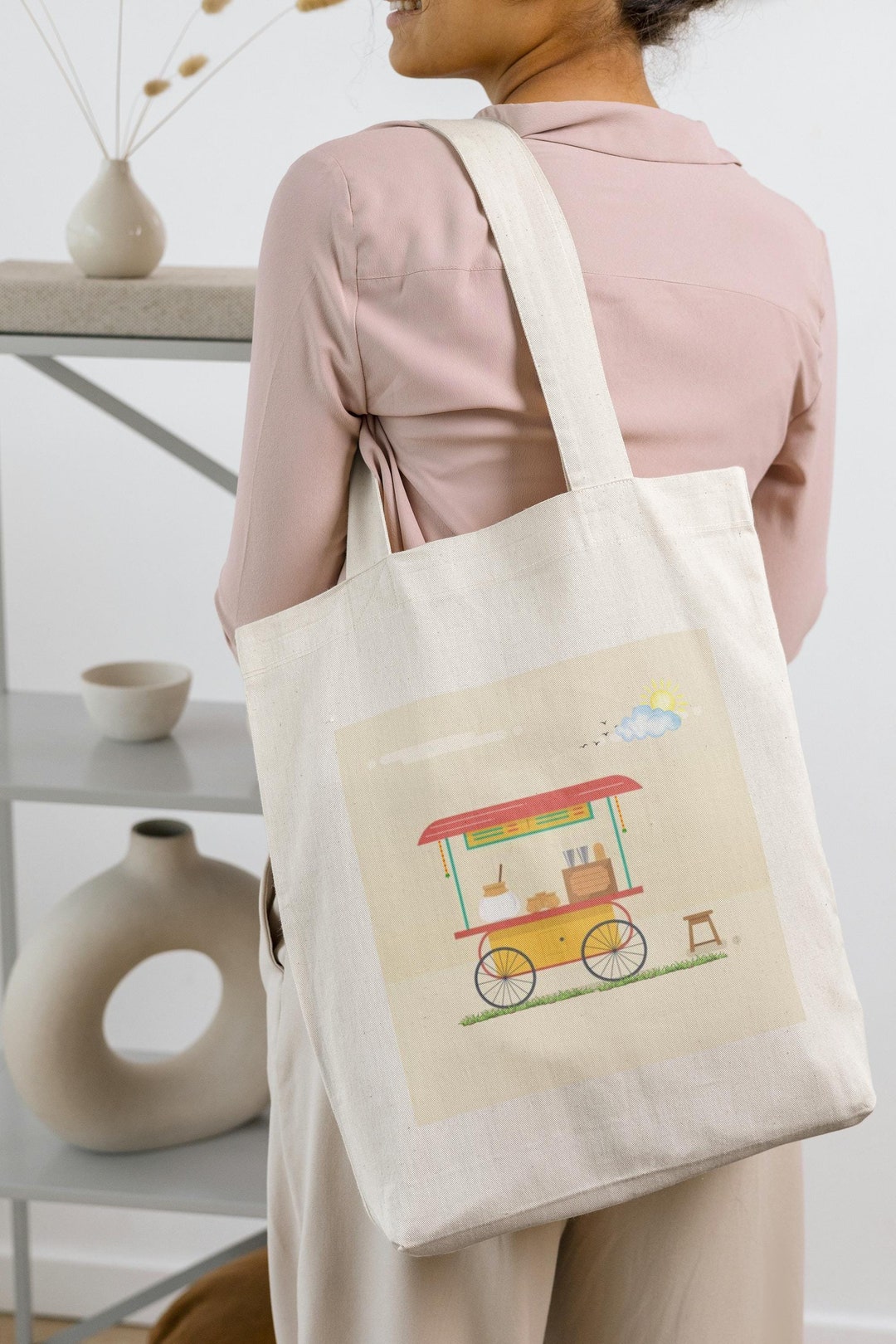 Pani Puri Cart Classic Tote Bag | South Asian | Indian Gift | Desi ...