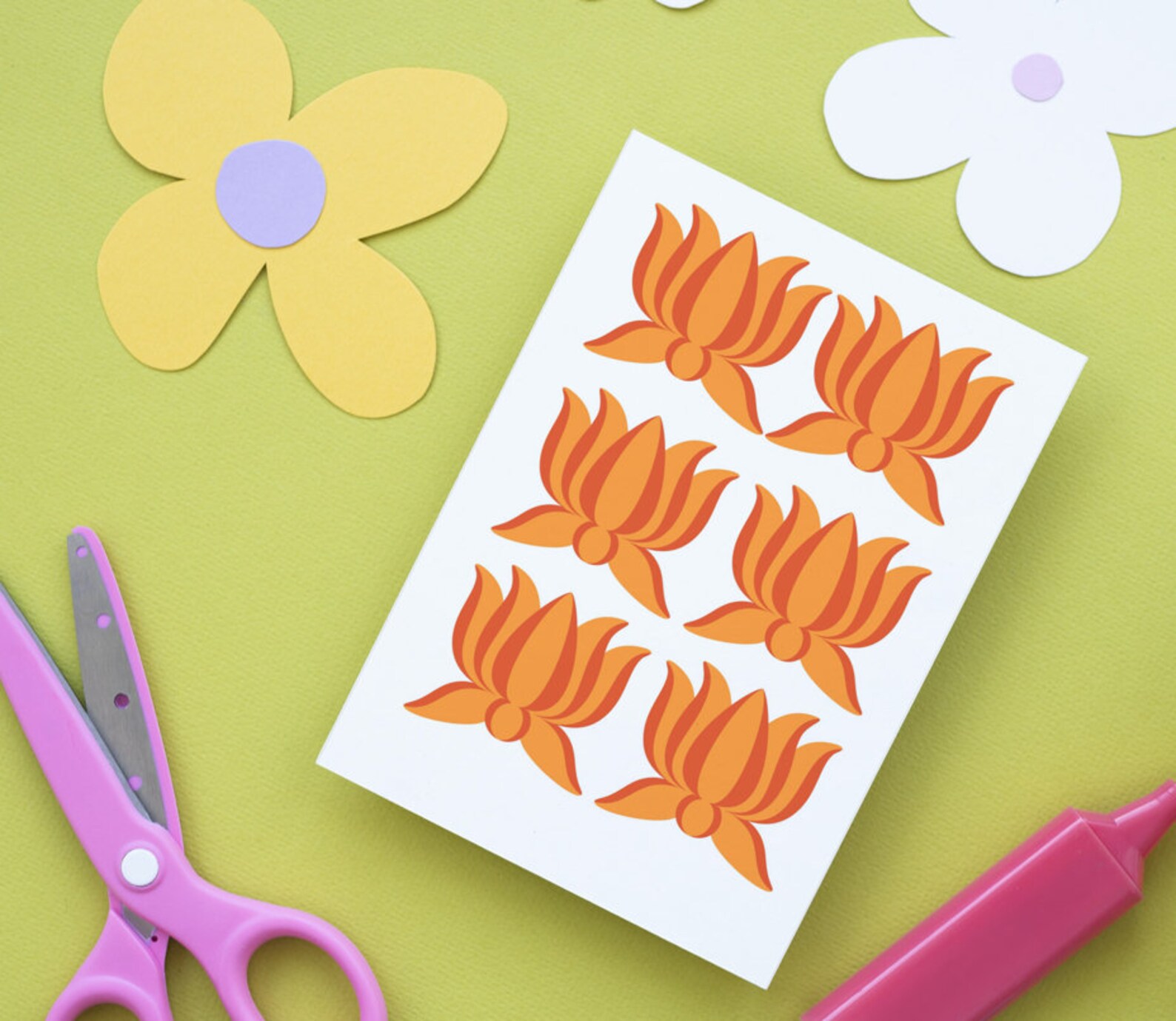 Diwali Toran Printable DIY Activity of Lotus Kalash Diya Designs ...