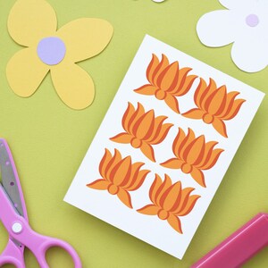 Diwali Toran Printable DIY Activity of Lotus Kalash Diya - Etsy