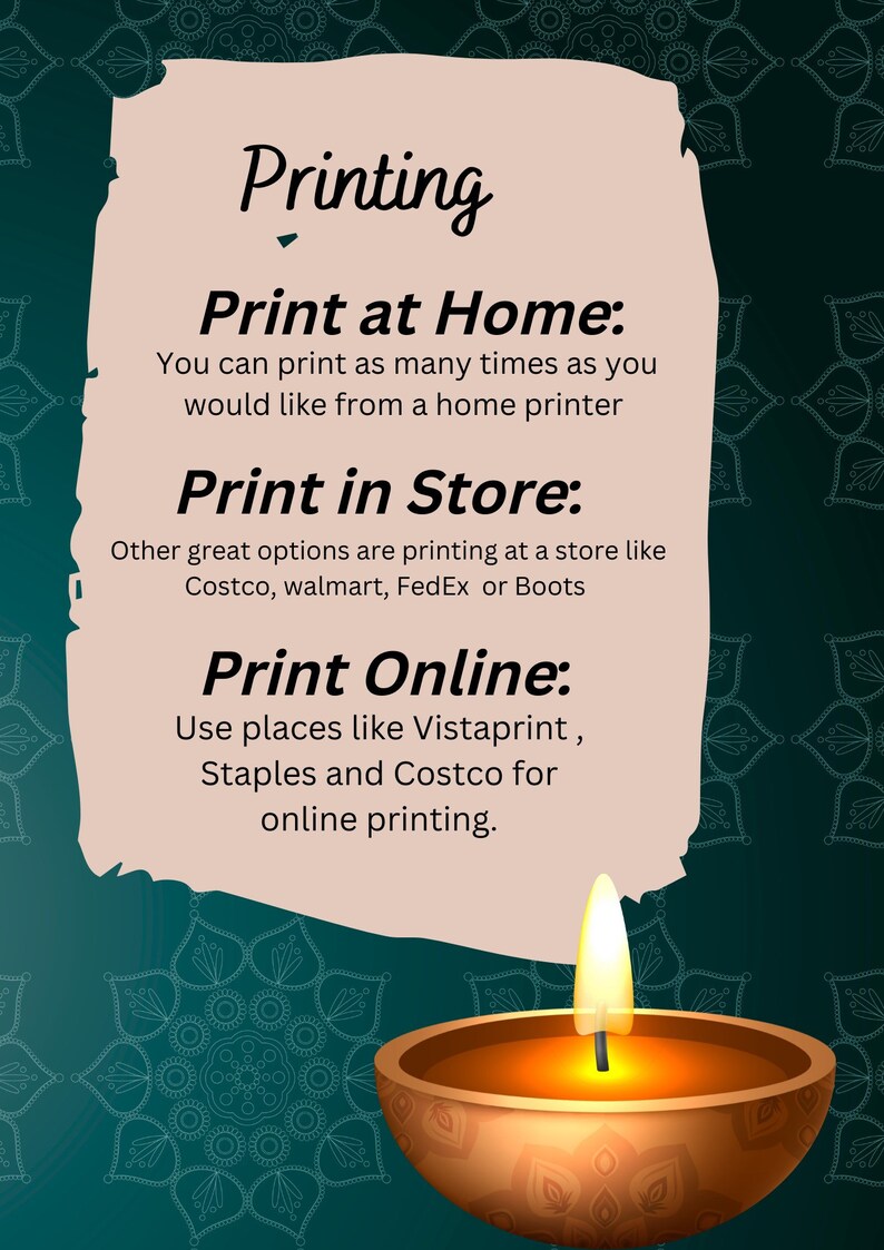 Diwali Toran Printable DIY Activity of Lotus Kalash Diya - Etsy