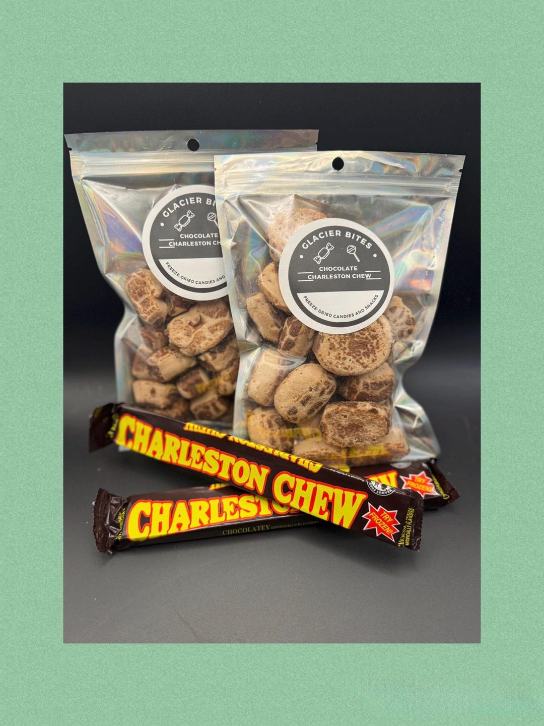 Freeze Dried Charleston Chew Tik Tok Famous Candy Bar Chocolate - Etsy