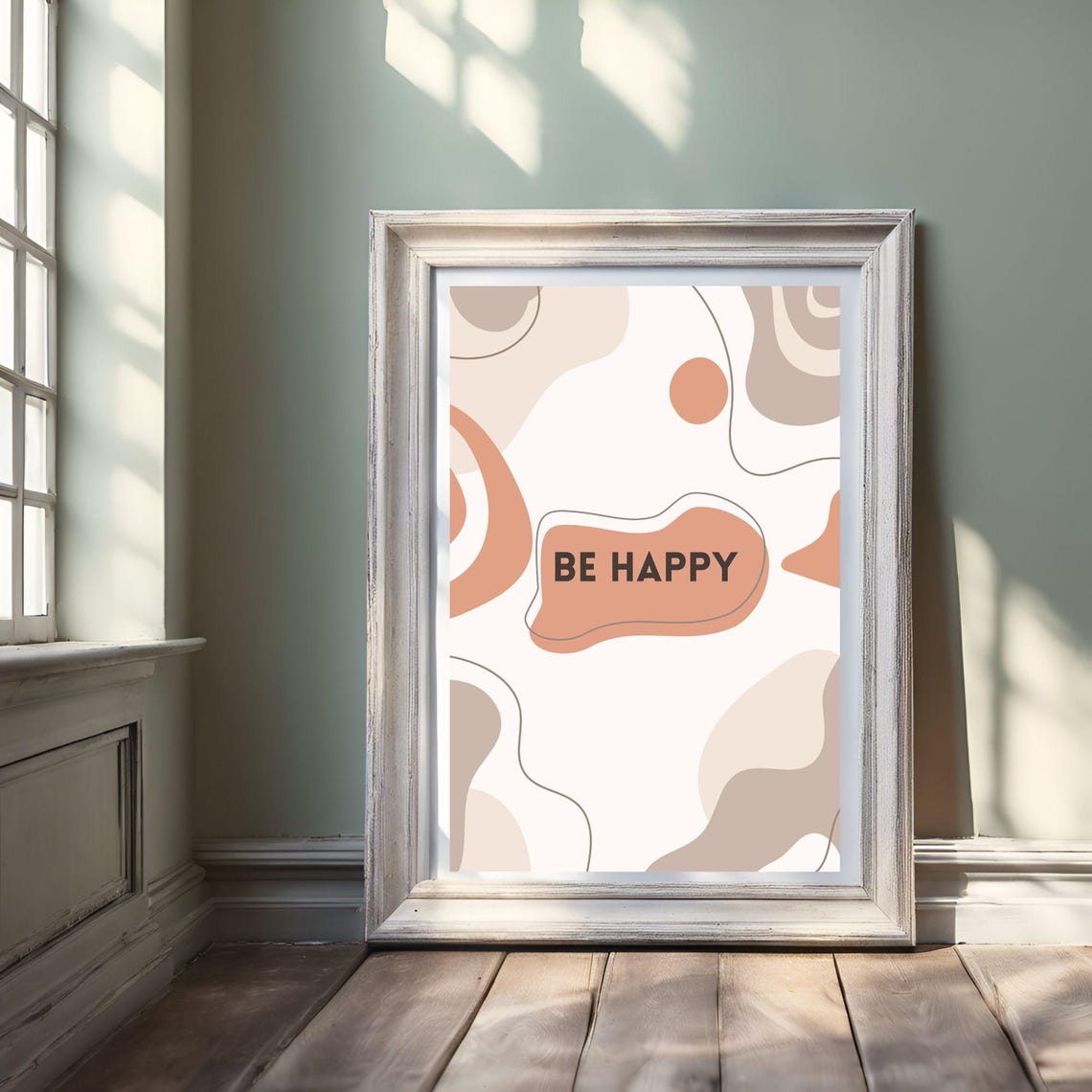 Happiness Quote Print, Motivational Quotes Poster, Happy Inspirational ...