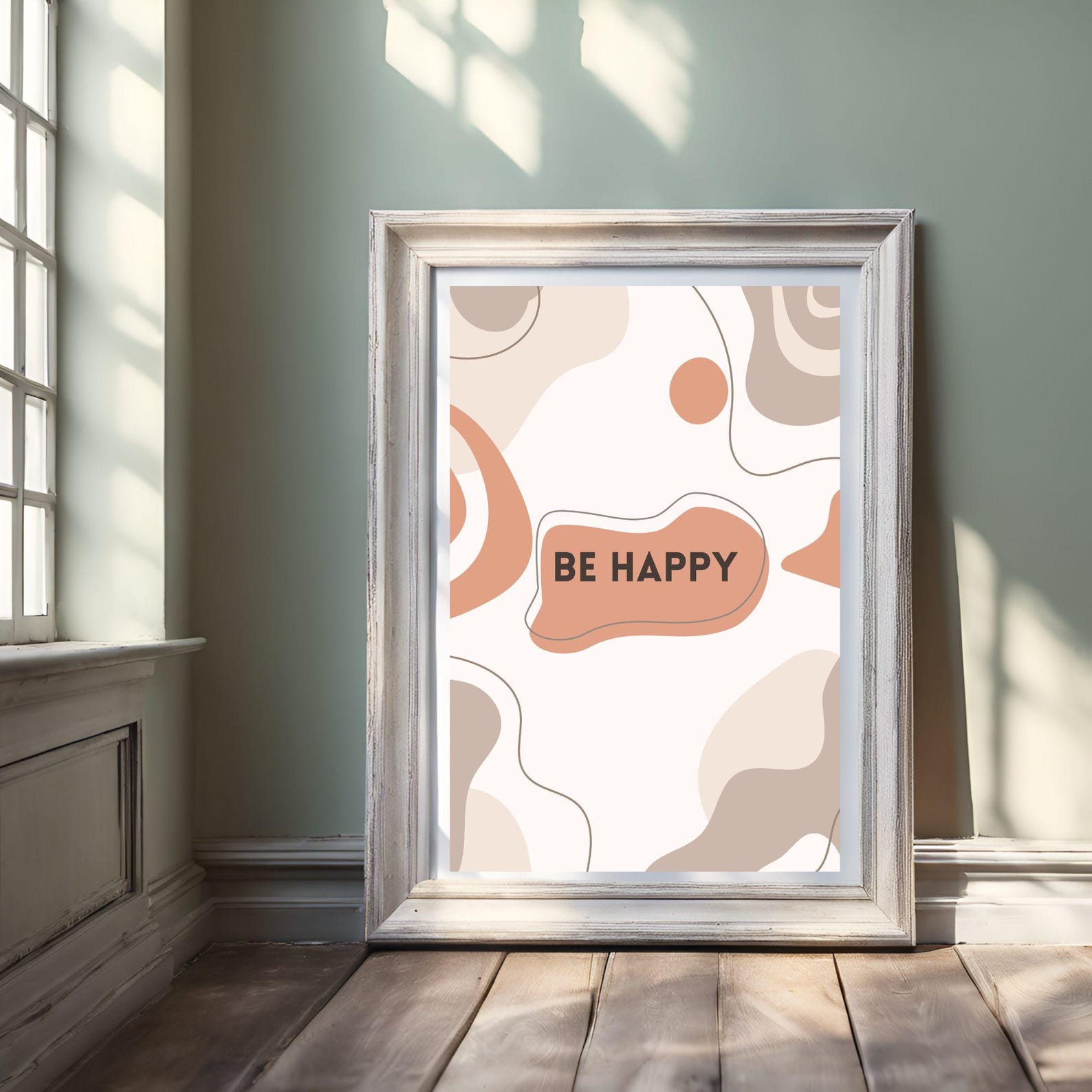 Happiness Quote Print, Motivational Quotes Poster, Happy Inspirational ...