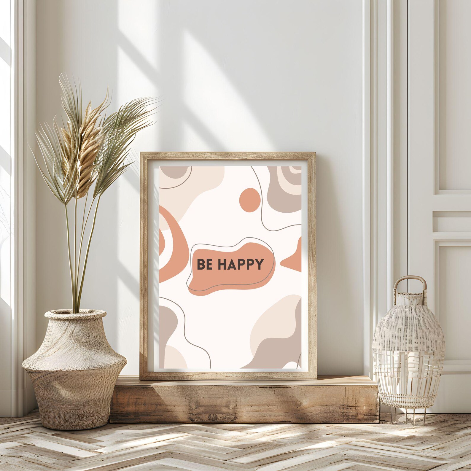 Happiness Quote Print, Motivational Quotes Poster, Happy Inspirational ...