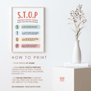 Stop Grounding Technique, Coping Skills, Coping Strategies, Stress ...