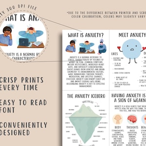 52 Anxiety Coping Skill Cards, Social Anxiety Relief Grounding ...
