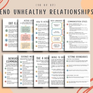 37 DBT Interpersonal Effectiveness Worksheets Journal, Communication ...