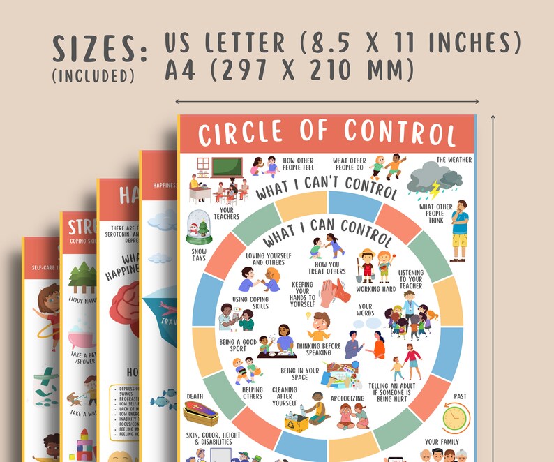 Mental Health Coping Skills Printable Bundle for Kids & Teens - Etsy