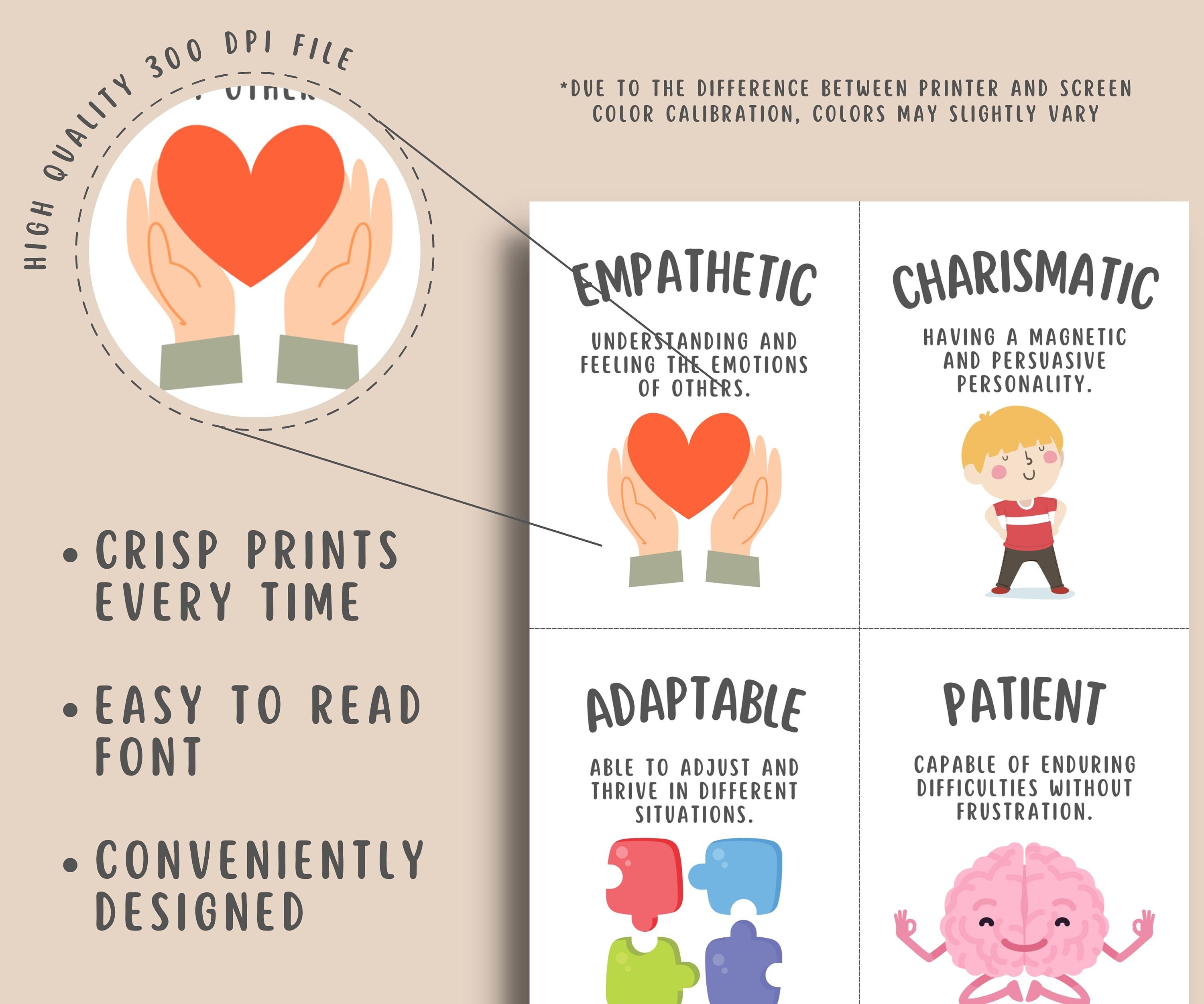 52 Strength Based Cards for Self-esteem, Mental Health Coping Tools ...