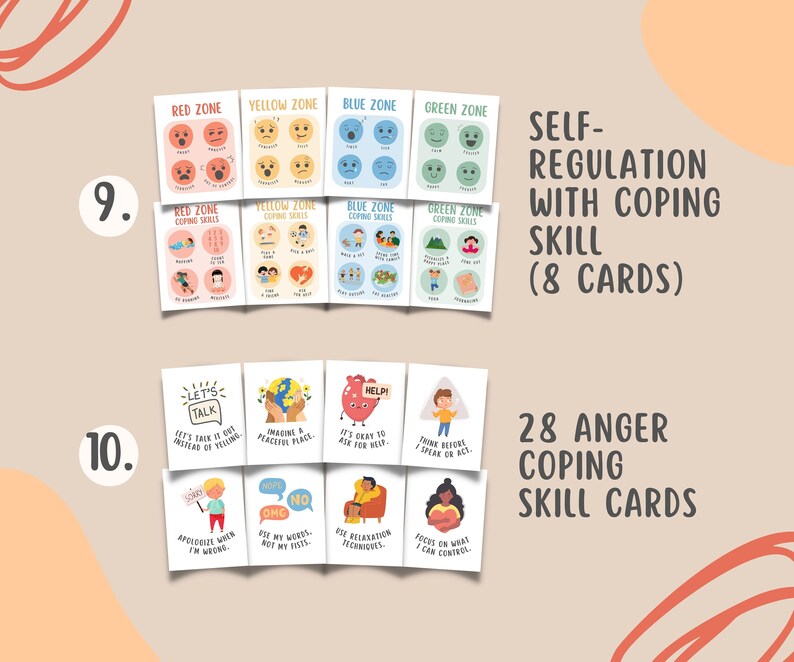 Coping Skills Bundle for Kids (238 Items) Mindful Breathing Exercises ...
