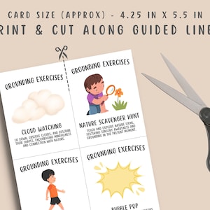 68 Somatic Therapy Coping Skill Cards for Kids, Nervous System ...