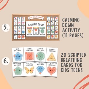 Coping Skills Bundle for Kids (238 Items) Mindful Breathing Exercises ...