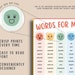 Words for My Feelings Poster Handout, Emotion Chart Kids Teens, Calming ...
