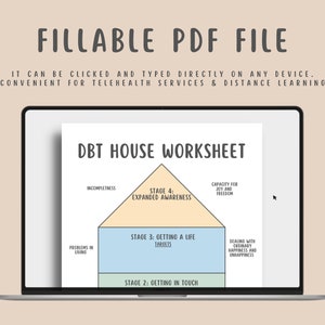 4 DBT House Worksheets, the Stages of Therapy, Dialectical Behavior ...