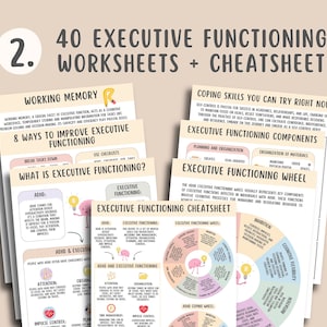 ADHD Executive Functioning Bundle (250+ Items) Self-regulation ...