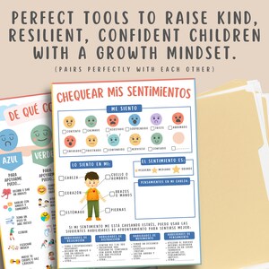 Feelings Check-in Spanish Worksheet for Kids & Teens, Emotional ...