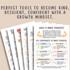 Inner Strength Worksheets for Recovery (13 Pages) Solution-focused ...