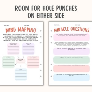 Solution Focused Therapy Worksheets, SFBT Worksheets, SFBT Questions ...