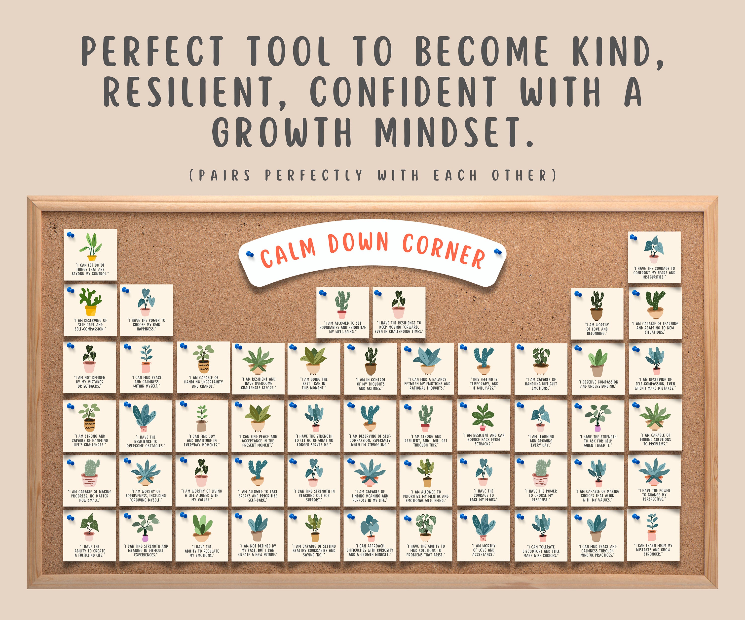 52 DBT Coping Statement Flashcards for Teens Adults Kids BPD - Etsy