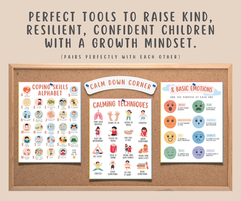 16 Calming Techniques Chart for Kids Teens, Grounding Strategies Print ...