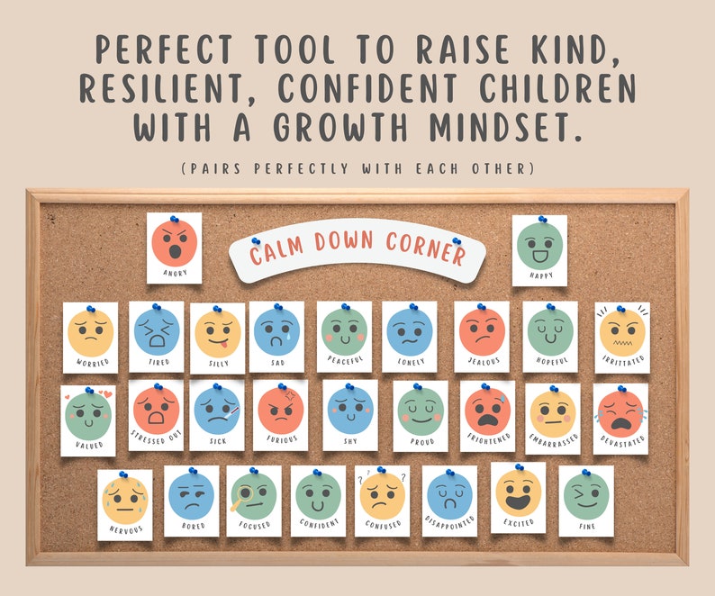 28 Feelings Flashcards for Kids Teens, Emotions Cards Nursery ...